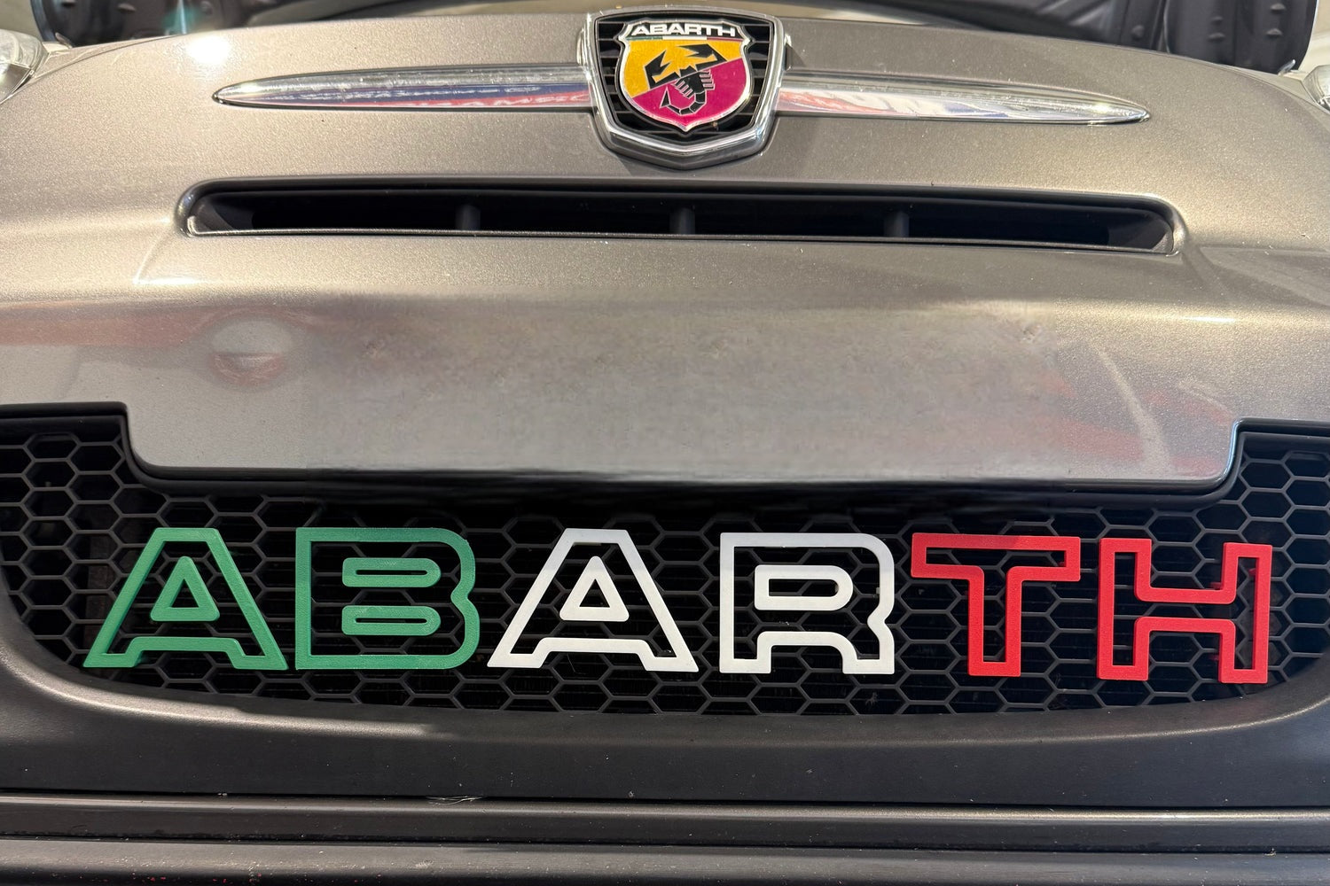 Abarth Pre Restyling 2008-2016 Letters Grille Letras 3D – Abarth MAD ...